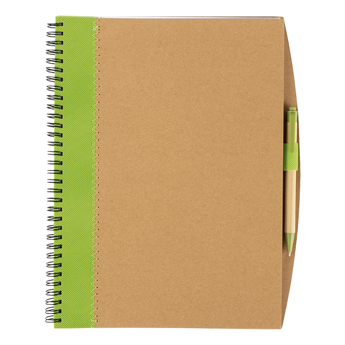 Recycled Cardboard Notebook With Pen | Proto Promotional Products
